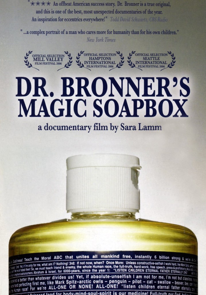 Dr. Bronner's Magic Soapbox streaming online
