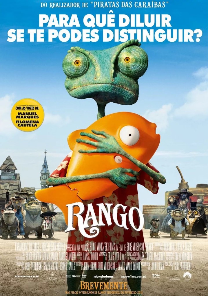 Rango filme - Veja onde assistir online