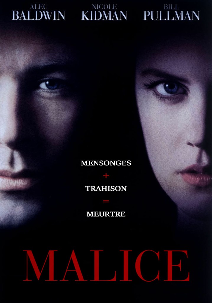 Où regarder Malice en streaming complet et légal