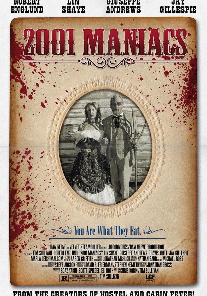 2001 Maniacs streaming: where to watch movie online?