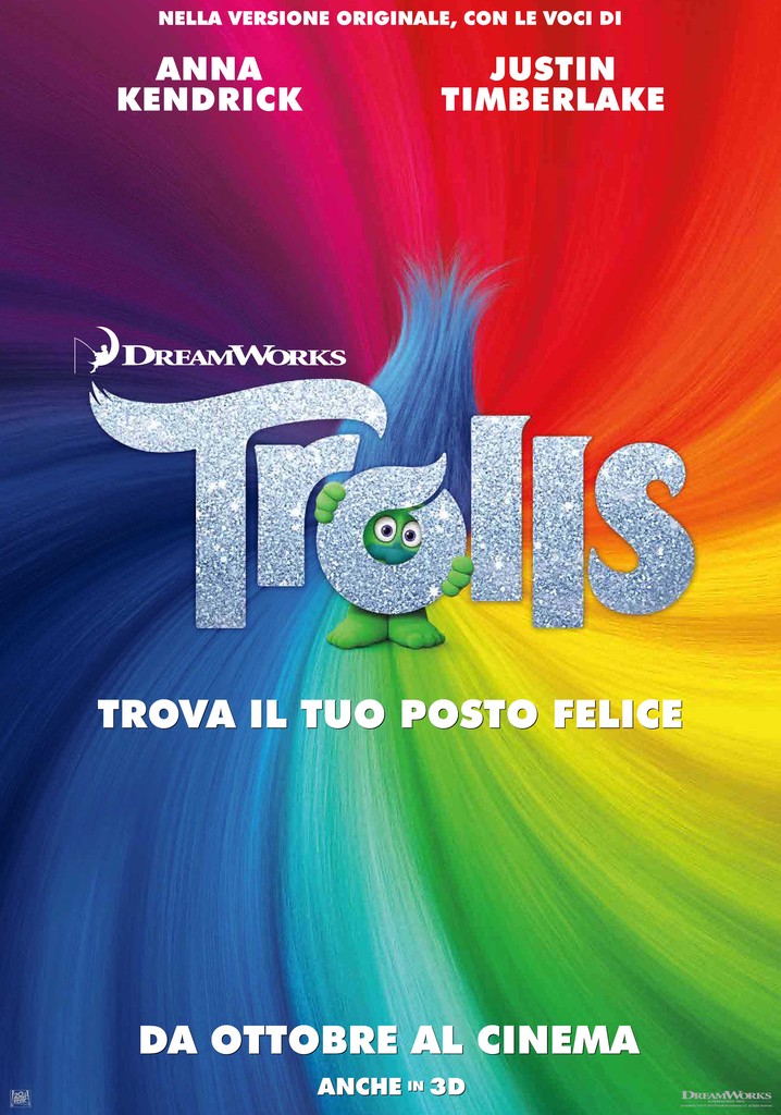 Trolls - film: dove guardare streaming online