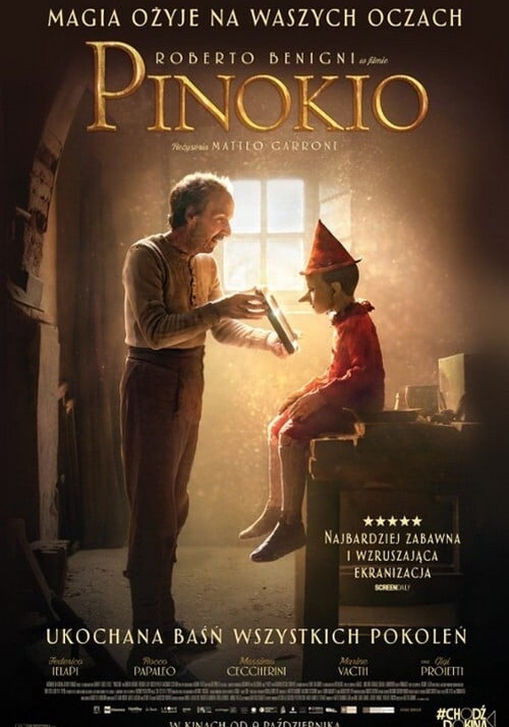 Pinokio - streaming: gdzie obejrzeć film online?