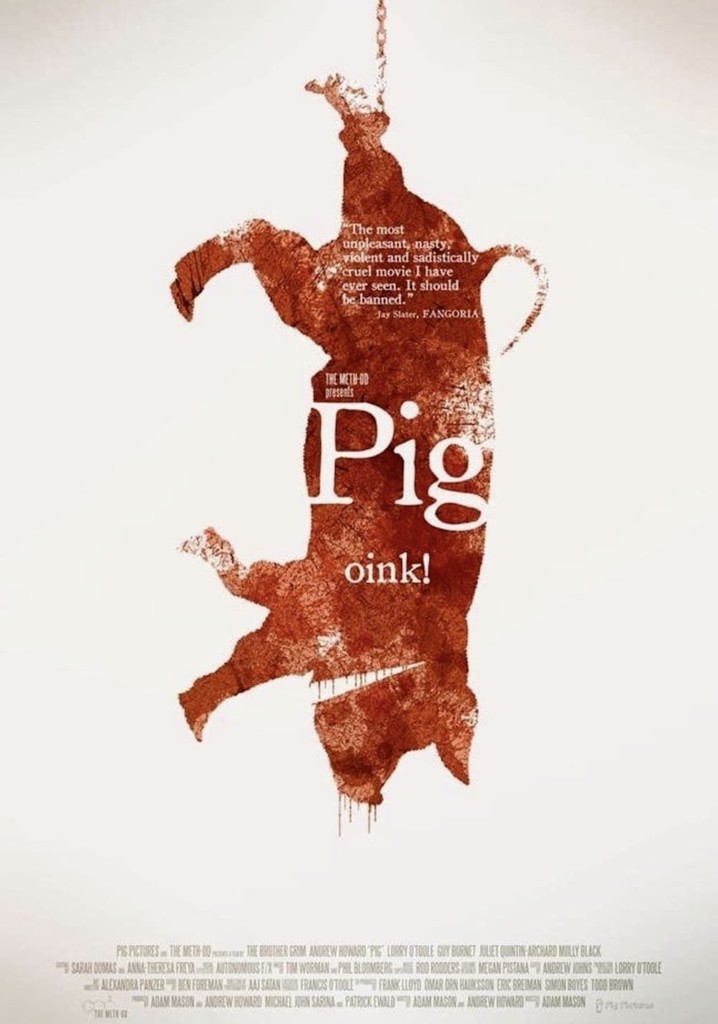Pig streaming: where to watch movie online?