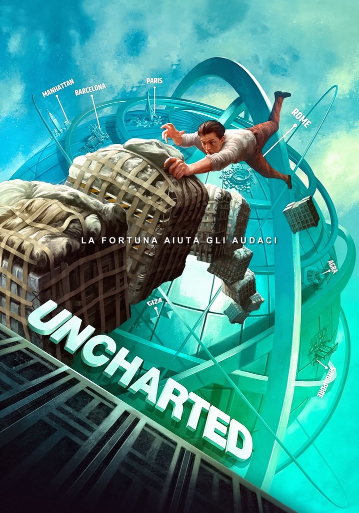 Uncharted - film: dove guardare streaming online