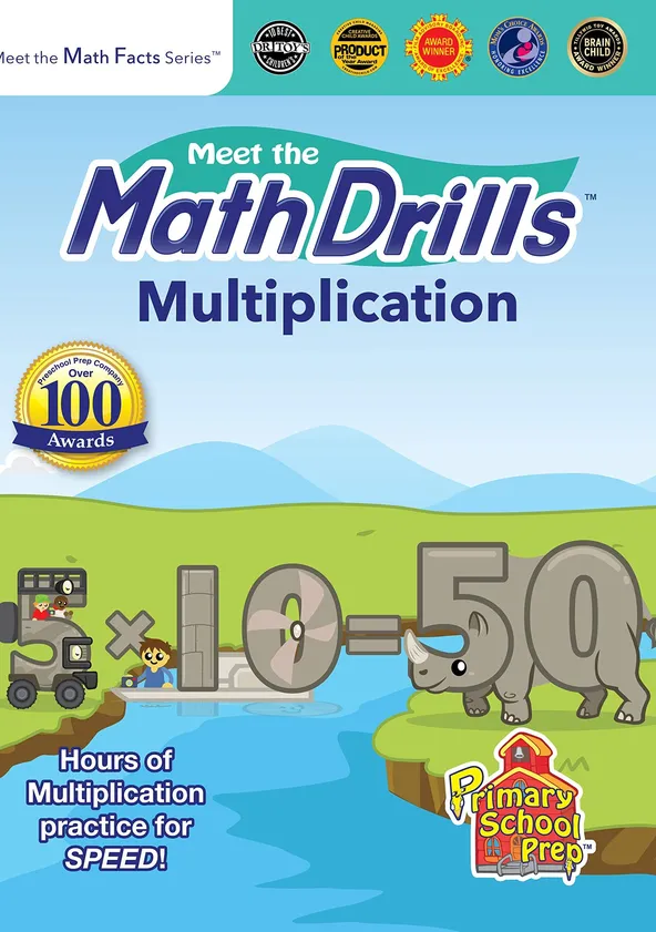 Meet the Math Drills - Multiplication streaming