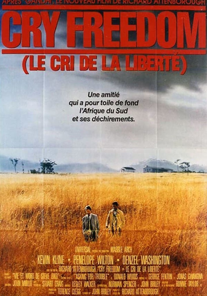 Cry Freedom - Le cri de la liberté en streaming