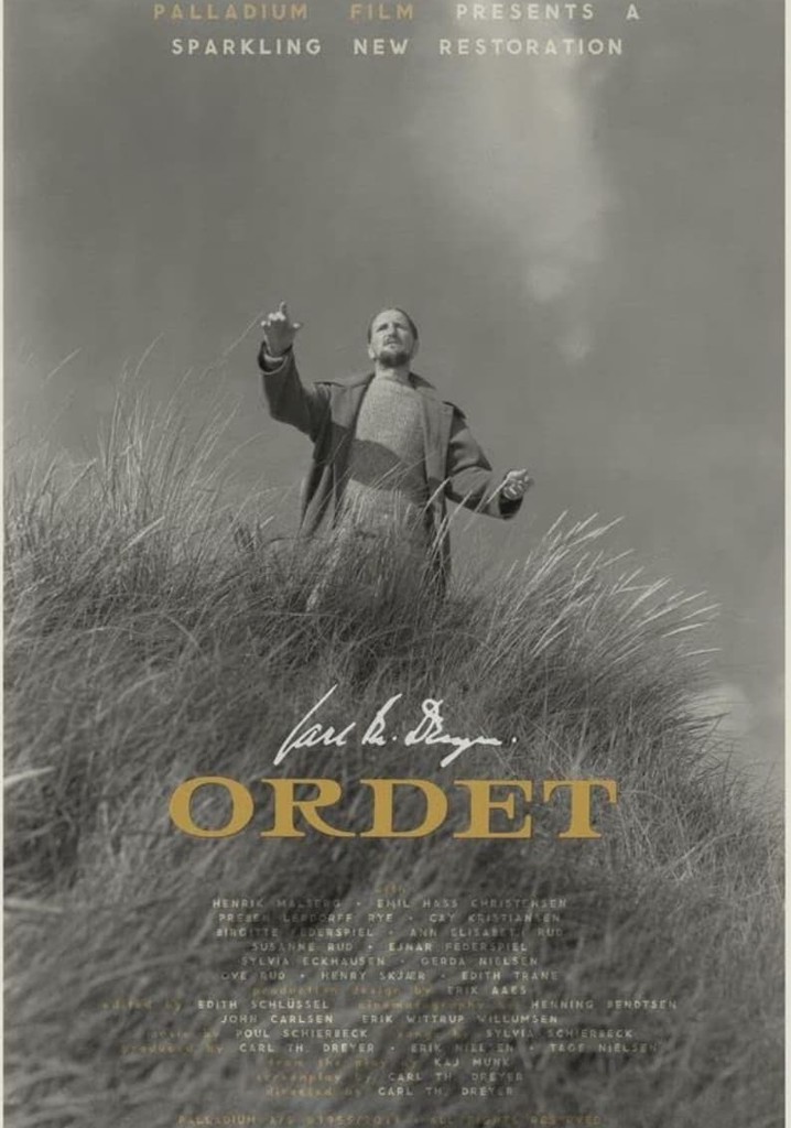 Ordet streaming: where to watch movie online?