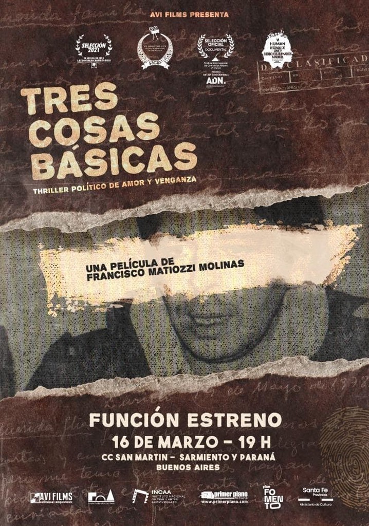 Tres cosas básicas - película: Ver online en español