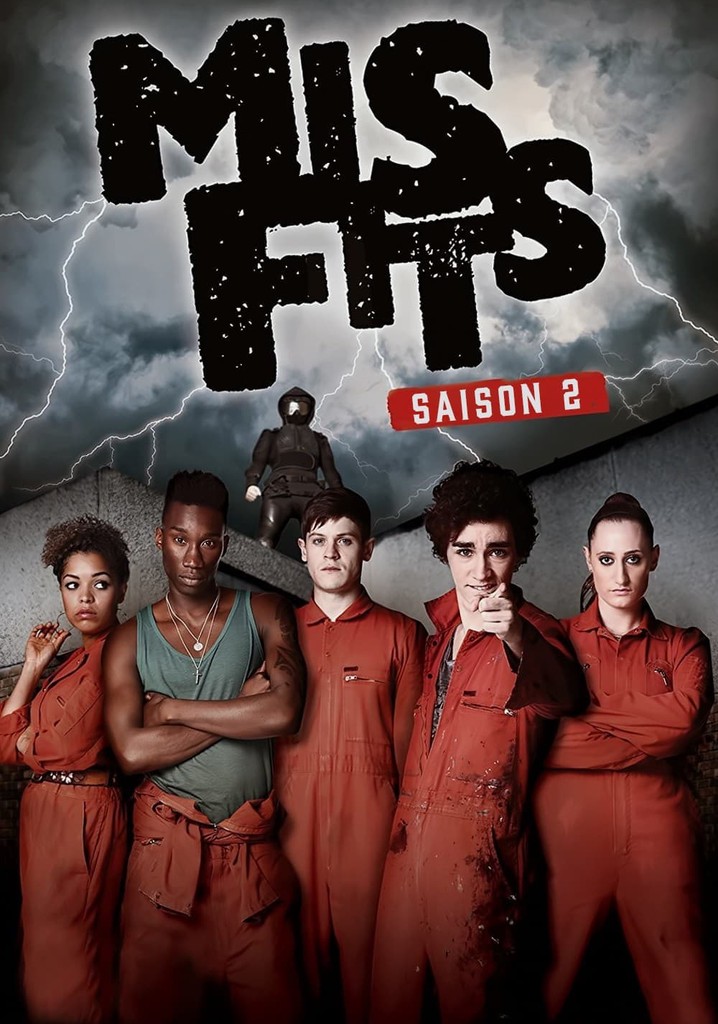 Saison 2 Misfits streaming: où regarder les épisodes?