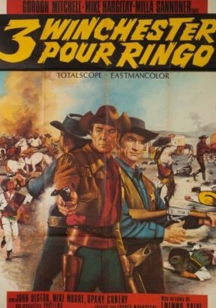 Trois coups de winchester pour Ringo en streaming