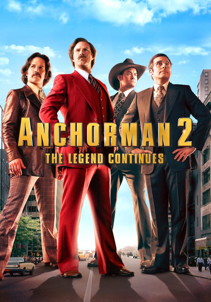 Anchorman 2: The Legend Continues streaming