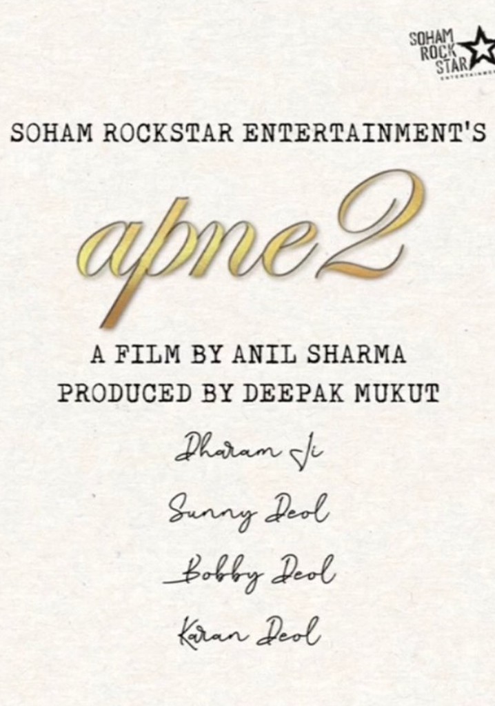 Apne 2 streaming: where to watch movie online?