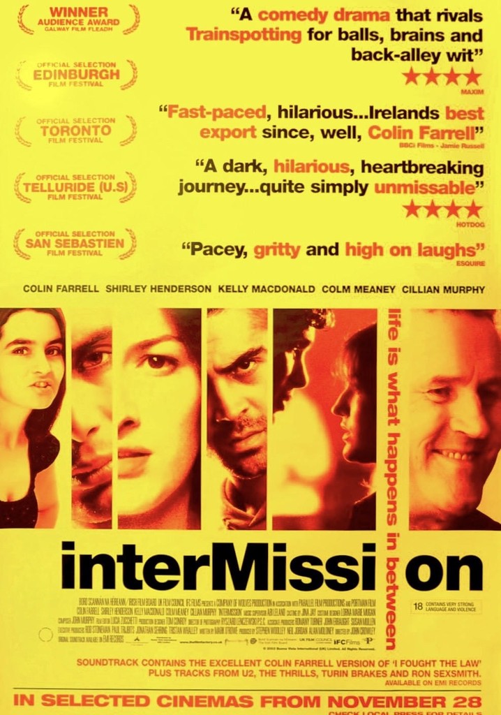 Intermission streaming: where to watch movie online?