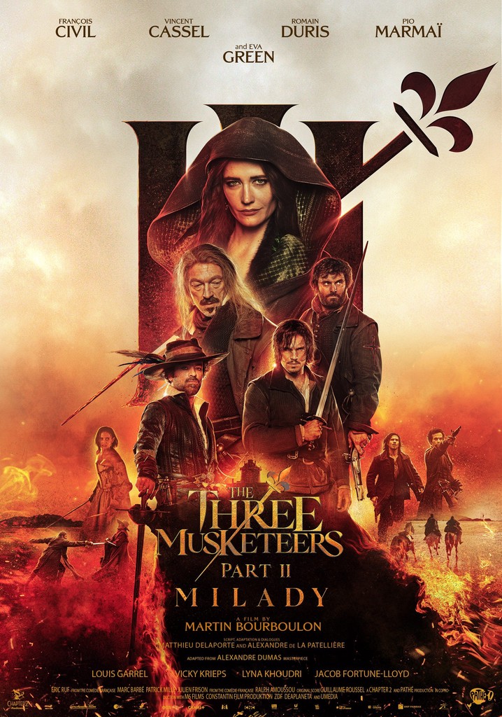 The Three Musketeers: Milady streaming online