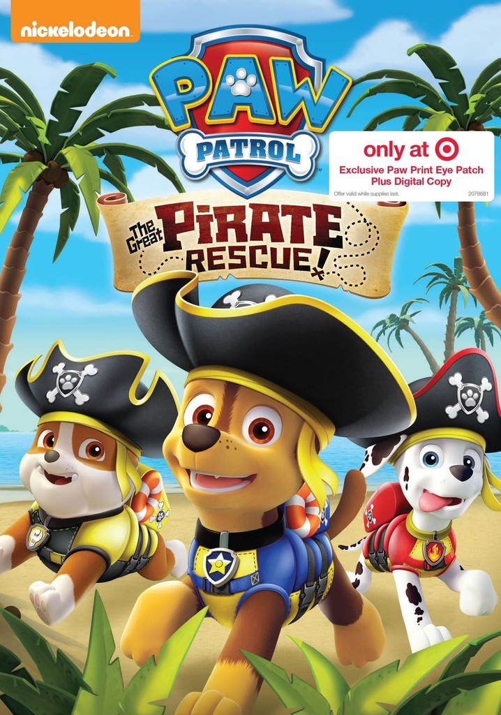 PAW Patrol: The Great Pirate Rescue! streaming